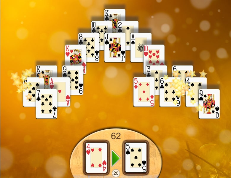 Cliquojeux Jeu Pyramide Solitaire Gratuit En Ligne