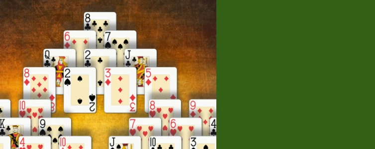 Jeu Pyramide Solitaire Tournoi 2 joueurs Moyen